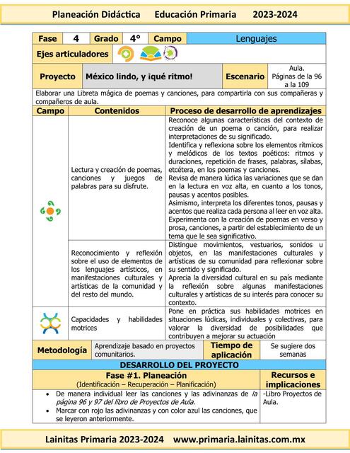 4to Grado Abril 06 México lindo y qué ritmo | Grisel | uDocz