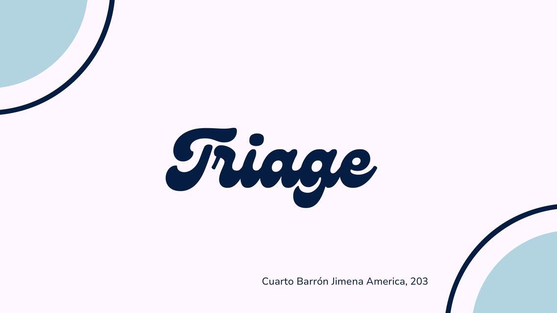 Triage pdf | Jimena | uDocz