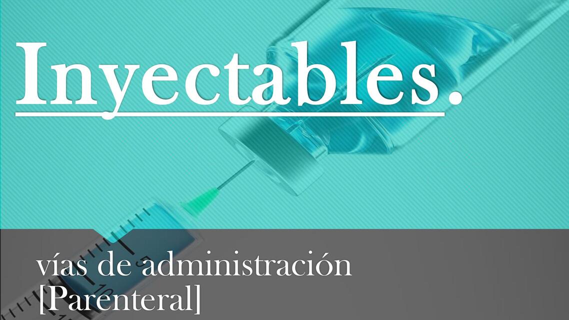Inyectables | Jean Amaya | uDocz