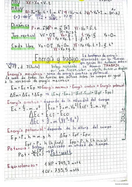 Mini apunte Física | Ayelen Britez | uDocz