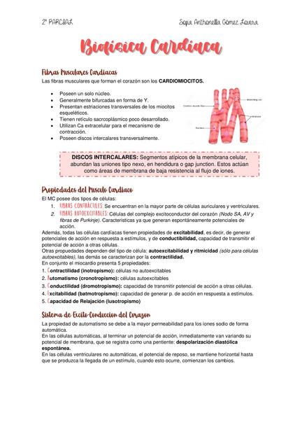 Biofísica Cardíaca - SOFI GOMEZ | Sofia Anthonella Gómez Lovera | uDocz