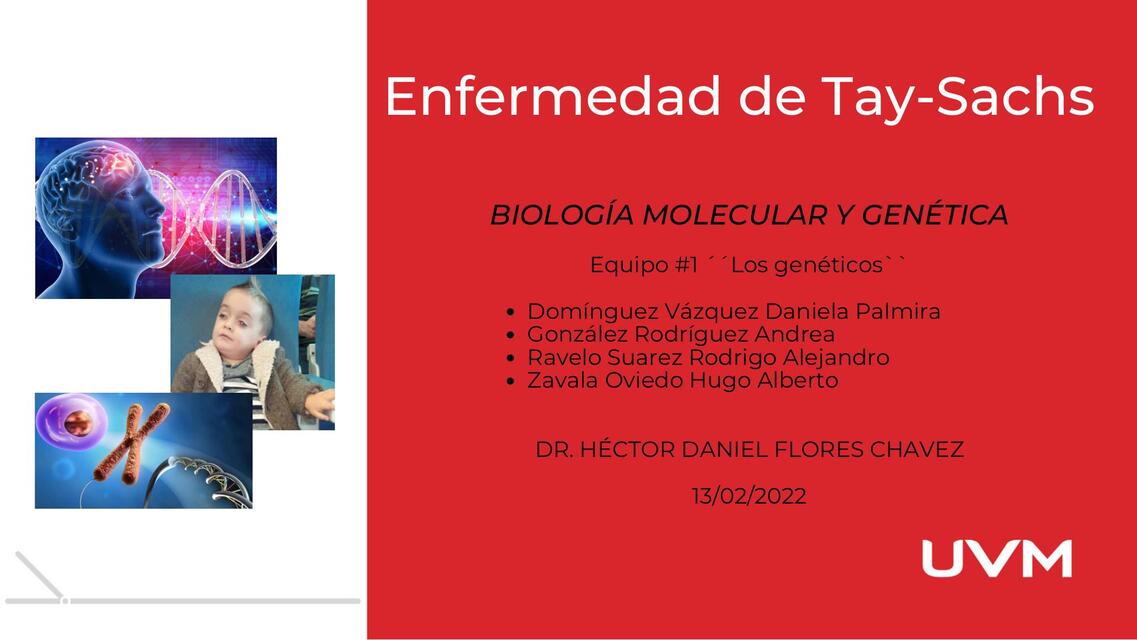 Enfermedad de Tay Sachs 1 | Is Blake | uDocz