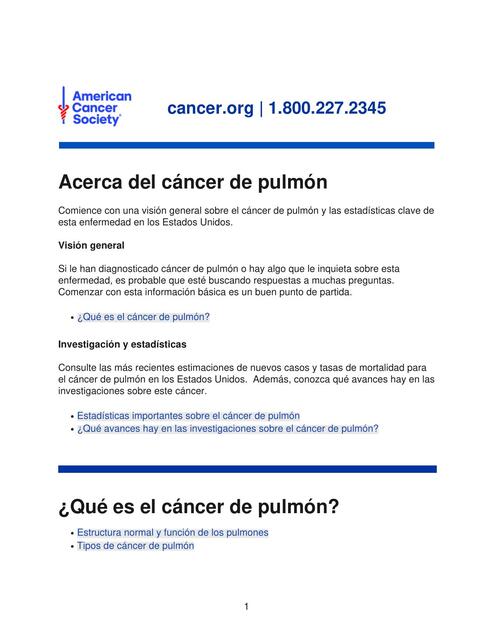 CA DE PULMON | Miguel Angel | uDocz