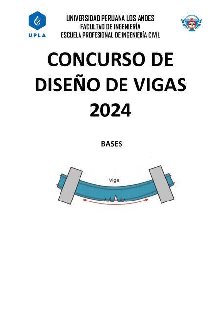 BASES CONCURSO DE DISEÑO DE VIGAS | 01-IC-HU-JAIRO NINCOL | uDocz