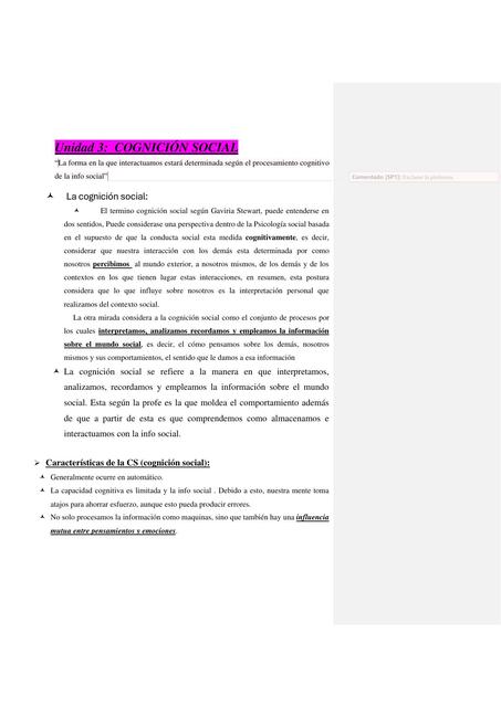 Unidad 3 Psico. Social | Sebastián | uDocz