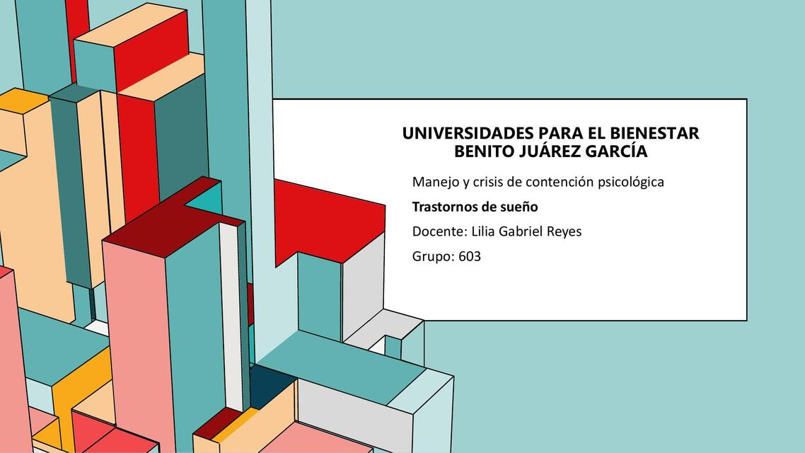 EXPO TRANSTORNOS DEL SUENO | Mendez Guerrero Getzemani Montserrat | uDocz