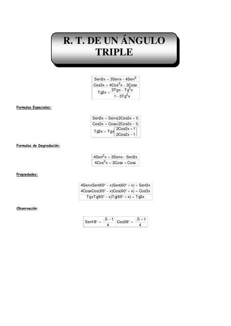 13 RT DEL ÁNGULO TRIPLE | Scirux Moder 453 | uDocz
