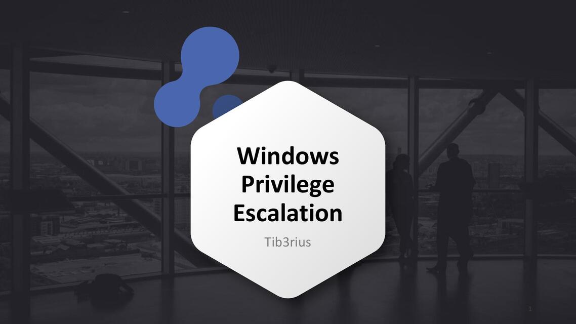 1 2 Windows Privilege Escalation | EMERSON EDUARDO RODRIGUES | uDocz