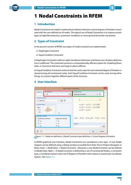 Nodal Constraints in RFEM | Carlos Eduardo Arango Restrepo | uDocz