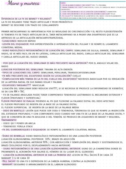 Clase 4 mano y muñeca | Jonathan Rosales | uDocz