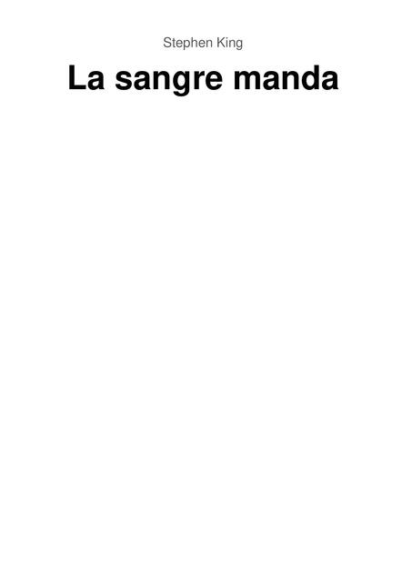 La sangre manda | Gil | uDocz