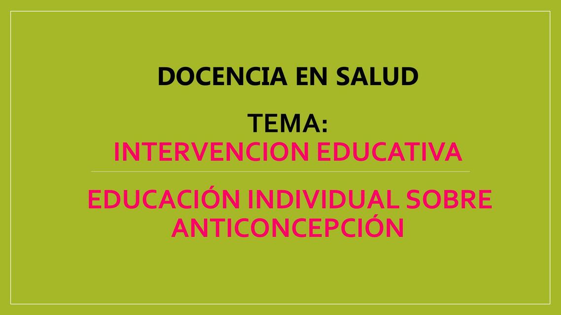 DOCENCIA EN SALUD | ELENA TENORIO | uDocz