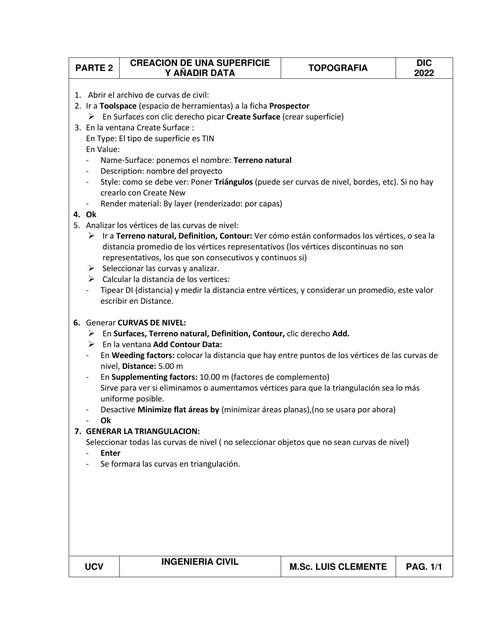 PARTE 2 CREACION DE SUPERFICIE | ZARAI ONSIHUAY ANTONIO | uDocz