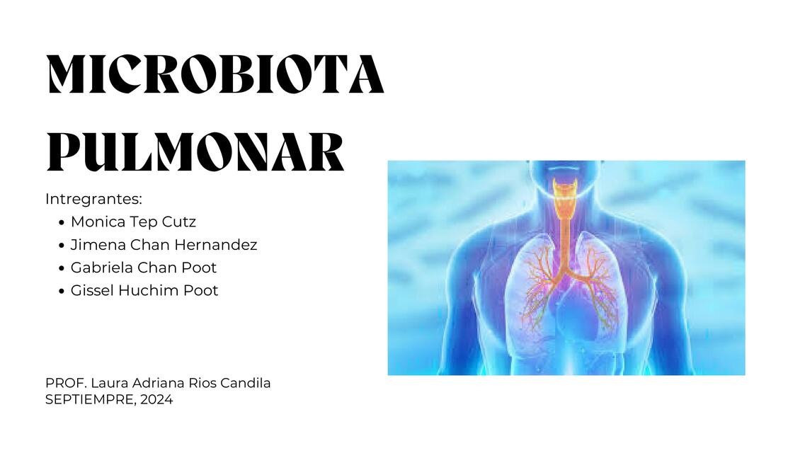 microbota pulmonar | Tep Cutz | uDocz