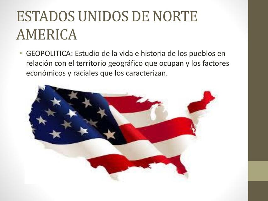 EE UU GEOPOLITICA 1 | Carlos Daniel | uDocz