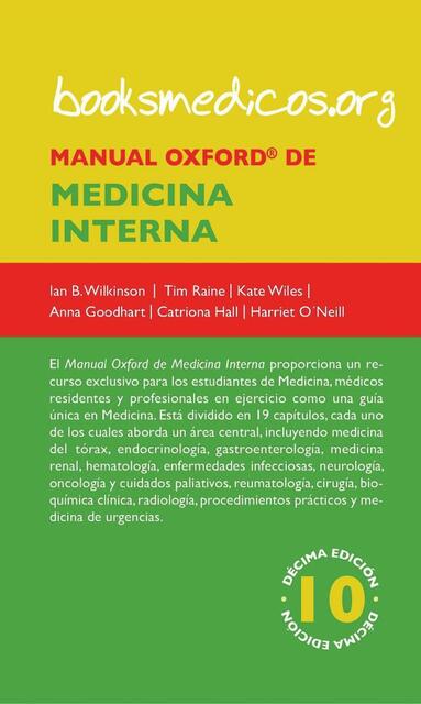 Manual Oxford de Medicina Interna 10a Edicion | pip | uDocz