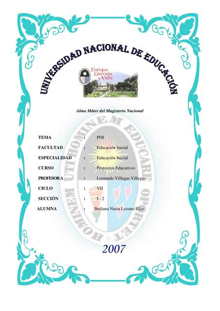 Modelos de Caratulas | Cesar Alejandro Olazo Villena | uDocz