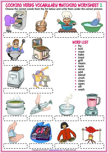1 cooking verbs pg 2 | conita aguilar | uDocz