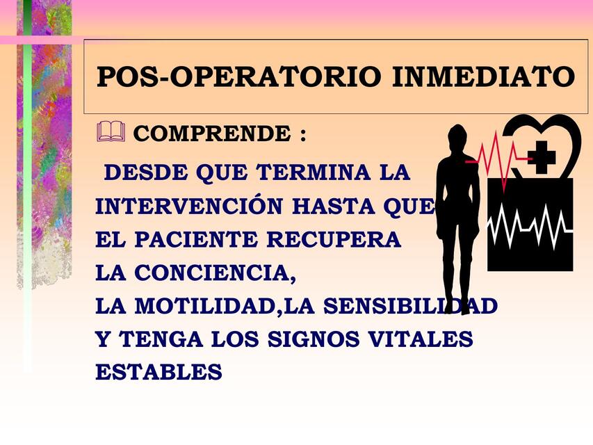 POST OPERATORIO CIRUGIA 2 | Maria Acevedo | uDocz