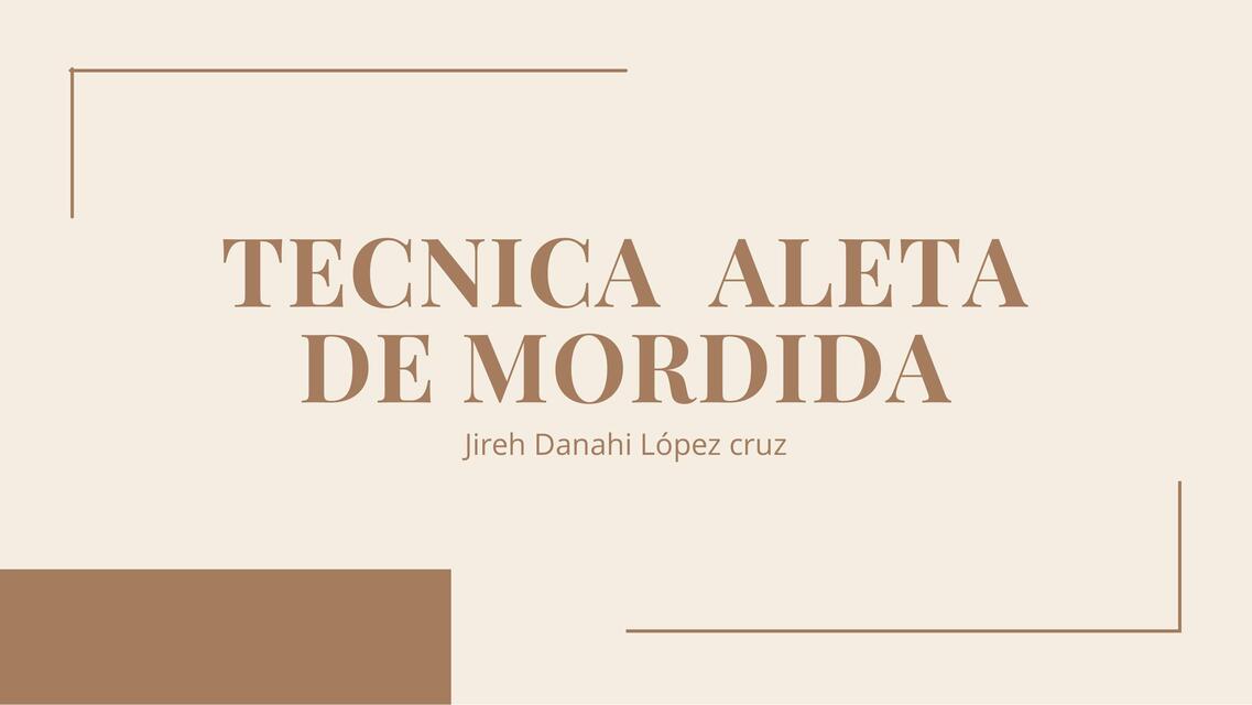 Técnica de aleta de mordida y clark | Chxxi | uDocz