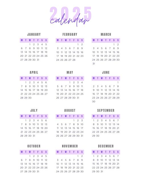 Calendario morado | Iván Ayala Collado | uDocz