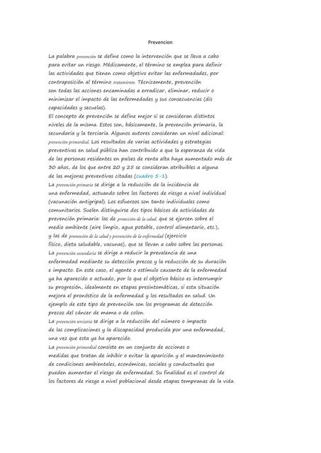 Prevencion | Gabriela | uDocz