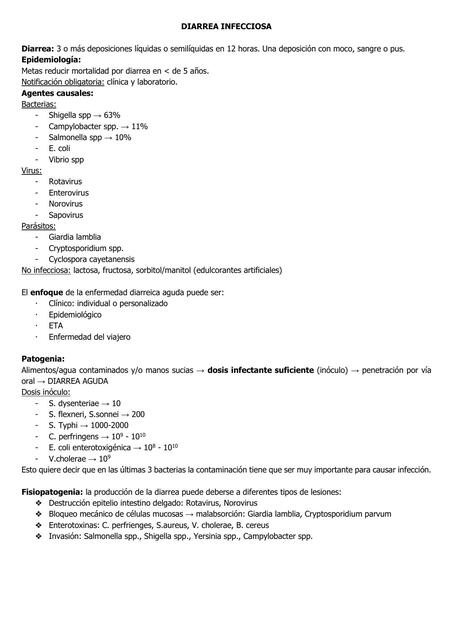 Diarrea infecciosa | Ederson Souza | uDocz