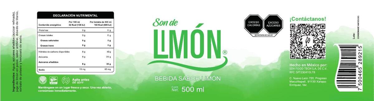 ETIQUETA LIMON 20X5 FINAL SDVFT 1 | Alexander ortega | uDocz