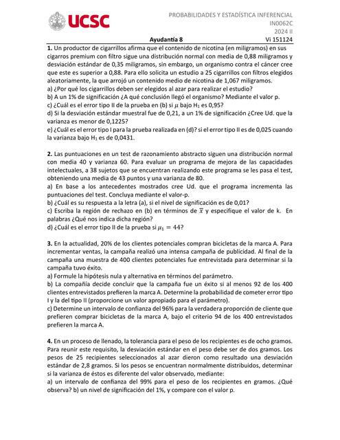 Ayudantía 8 Vi | Monserrat | uDocz