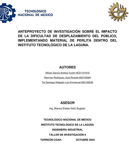 ANTEPROYECTO DE INVESTIGACIÓN | Andy | uDocz