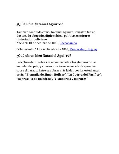 Nataniel Aguirre | Miley Alizee Mamani Torrico | uDocz