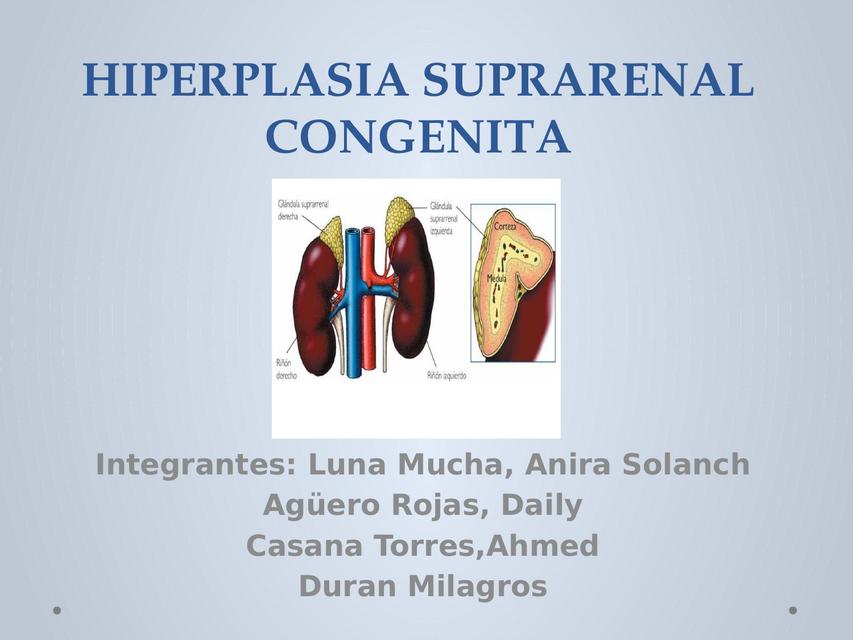 Flashcards de HIPERPLASIA SUPRARENAL CONGENITA | Por Ahmed Casana | uDocz