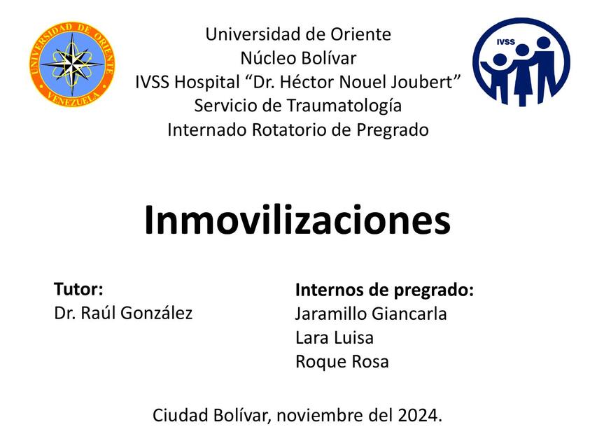Flashcards de inmovilizaciones traumatologia | Por Roque Tapia Rosa ...
