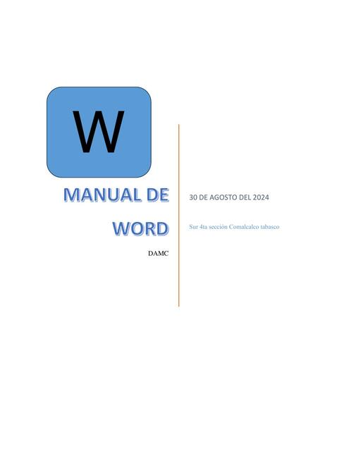 Manual de word | Arnulfo Castillo | uDocz