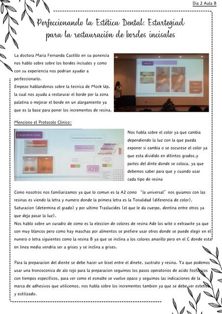 Perfeccionando la estética dental | JENNIFER ALESSANDRA SAENZ BECERRA ...