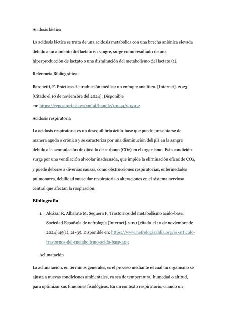 Acidosis láctica FISIOC | erick_jahir 1909 | uDocz