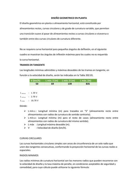 DISEÑO GEOMETRICO DG | Kami Reyes | uDocz