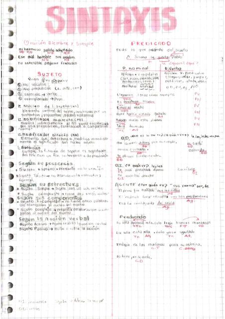 LENGUAJE-SINTAXIS | Belu | uDocz
