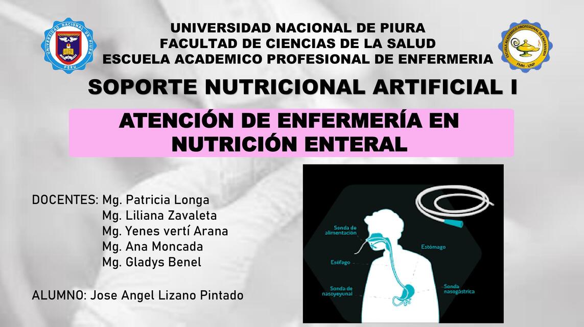 NUTRICION ENTERAL 1 | JOSE LIZANO | uDocz