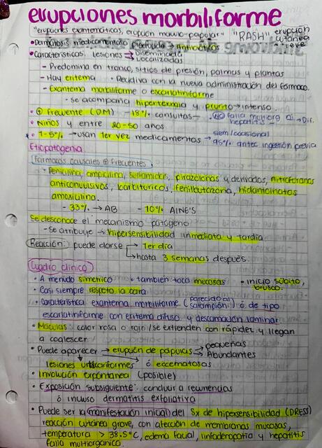 erupciones morbiliforme, vitiligo y psoriasis | K VANESSA | uDocz