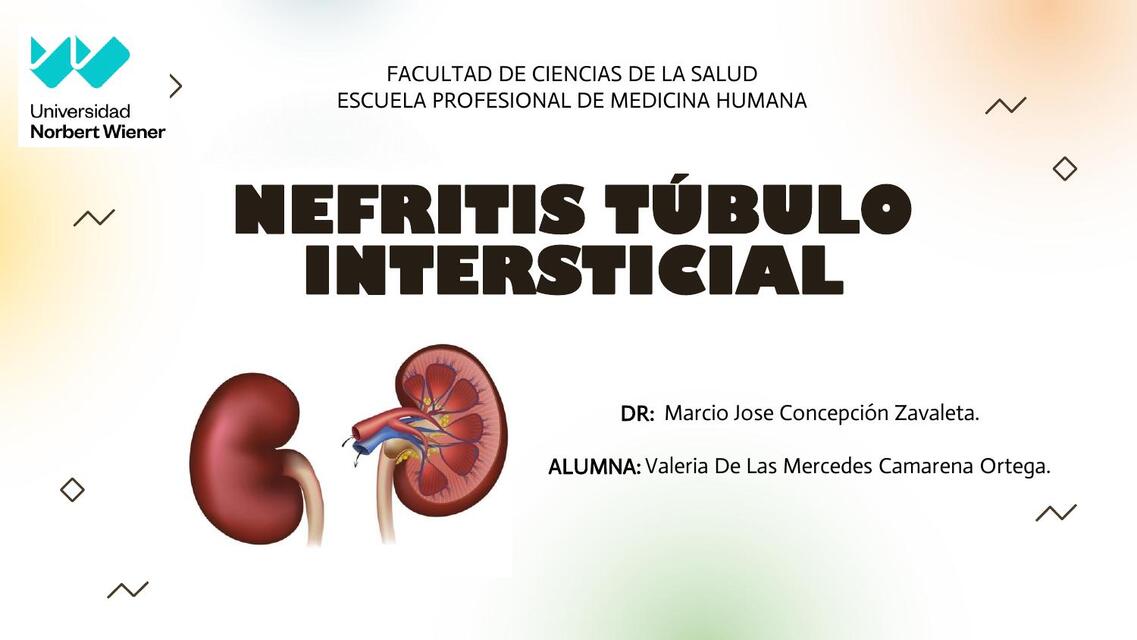 NEFRITIS TÚBULO INTERSTICIAL | Valeria Camarena Ortega | uDocz