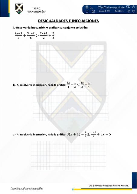 Desigualdes e Inecuaciones | ᴋᴜᴄʜɪꜱᴀᴋᴇ-ᴏɴɴᴀ | uDocz