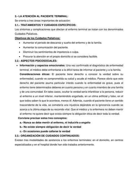 La atencion al paciente terminal | Aida NursNotes | uDocz
