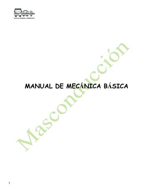MANUAL DE MECANICA BASICA | Shirlin Pedro | uDocz