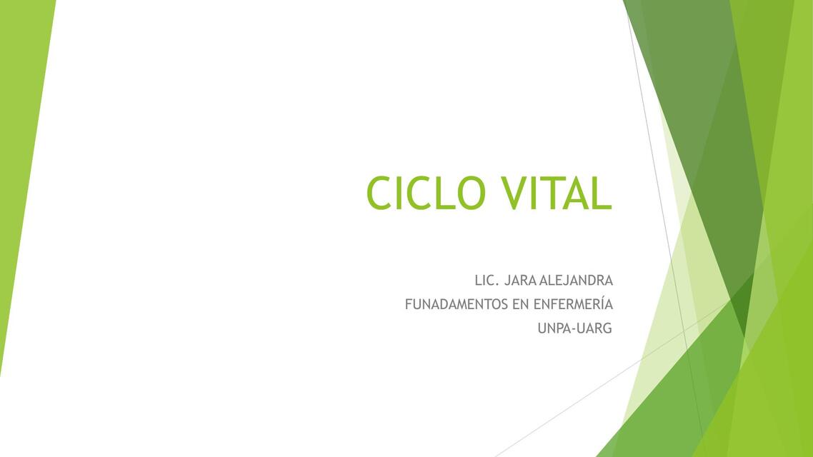 CICLO VITAL | Selene Agostina Muñoz | uDocz