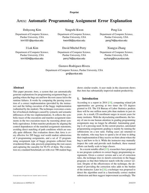 Apex Automatic Programming Assignment Error Explanation Hackernews Udocz 8188
