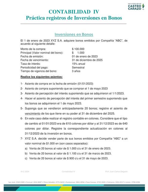 Práctica Bonos | Jean Carlo | uDocz
