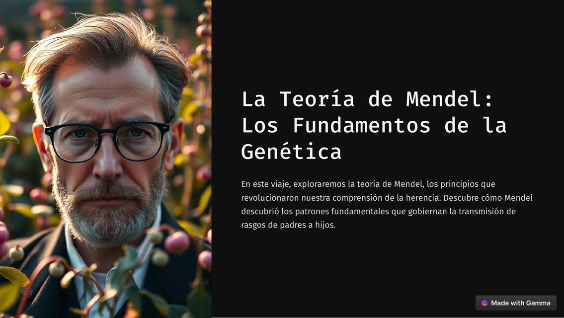 La Teoria de Mendel Los Fundamentos de la Genetica | Tatiana Aracely La ...