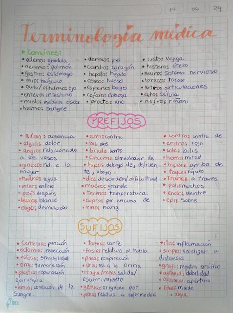 Introducción a la medicina terminología médica | medicine_study_2024 | uDocz