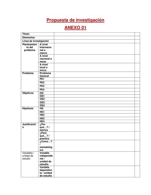 ANEXO 01 PROPUESTA DE INVESTIGACION 1 | cesar guerra | uDocz